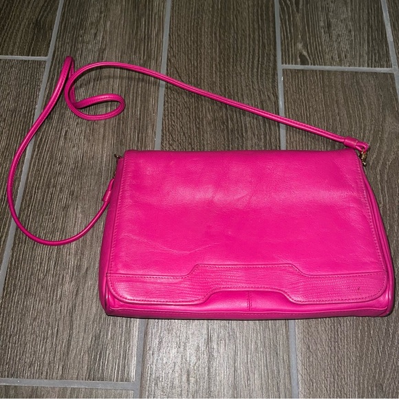 Bechamel | Bags | Vintage Bechamel Pink Leather Purse | Poshmark